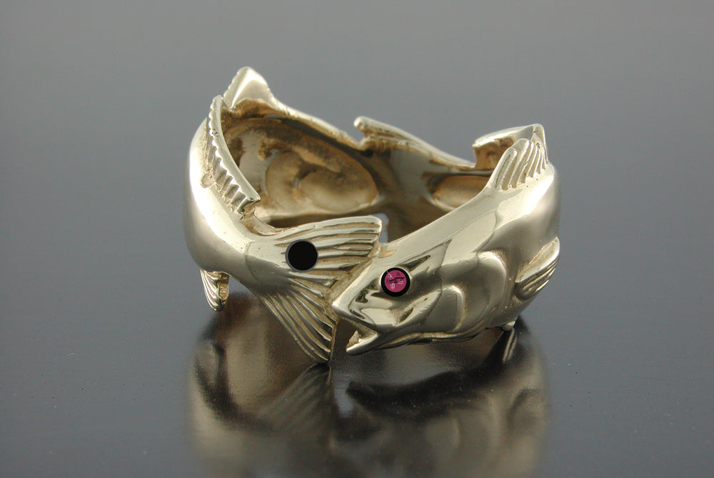 Double Redfish Ring